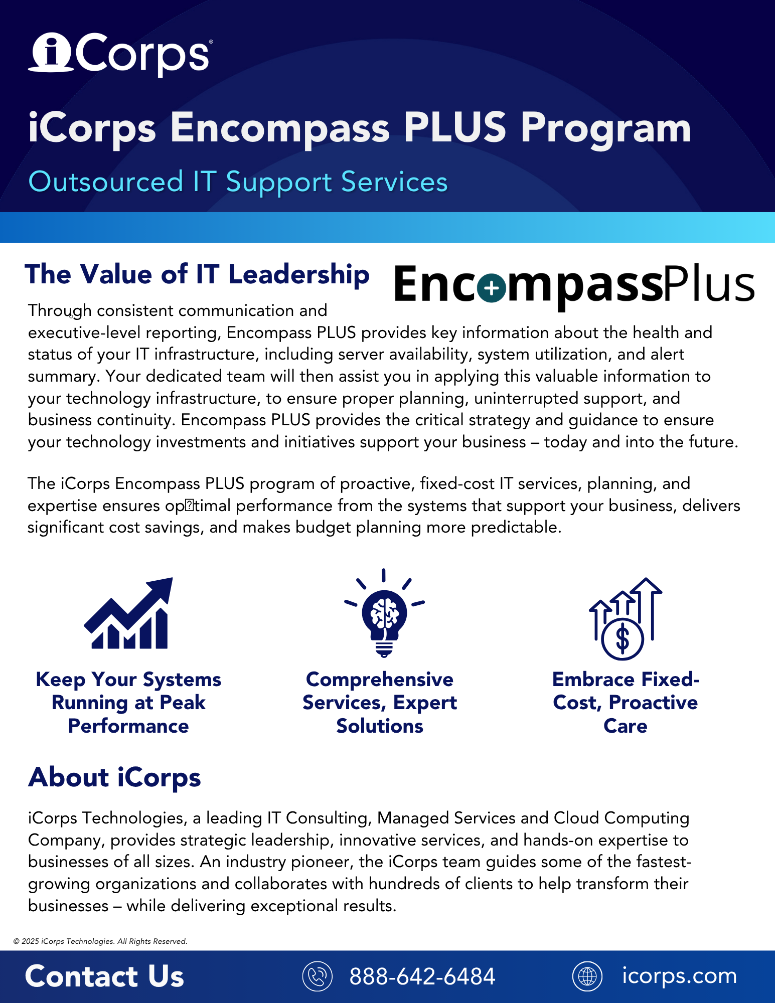 Datasheet: iCorps Encompass Program